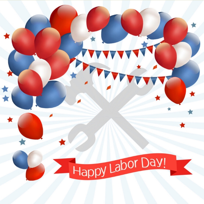 Copy of Template American Happy Labor Day Poster | PosterMyWall