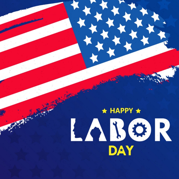 Template American Happy Labor Day Poster | PosterMyWall