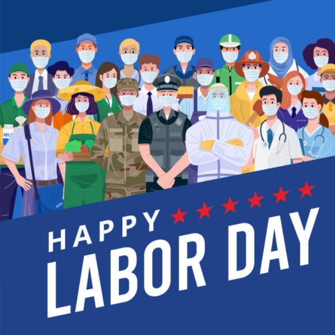Copy of Template American Happy Labor Day Poster | PosterMyWall
