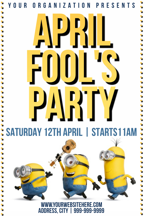 Copy of Template april fool's party | PosterMyWall