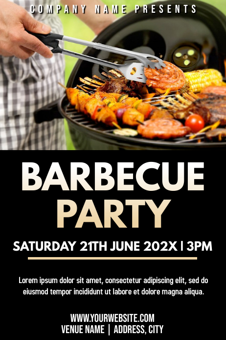 Template bbq | PosterMyWall