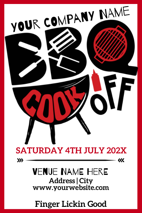 Template bbq | PosterMyWall
