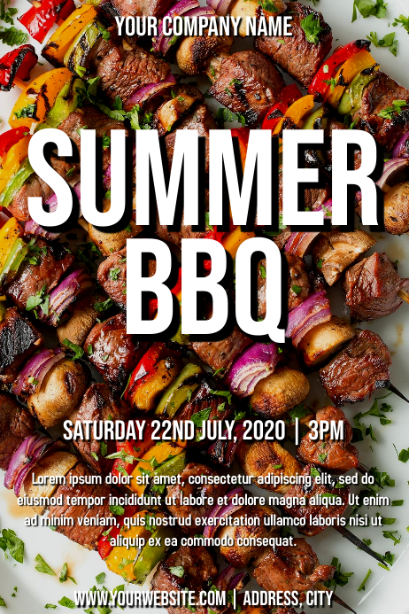 Template bbq summer party | PosterMyWall