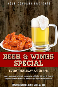 Wings Template | PosterMyWall