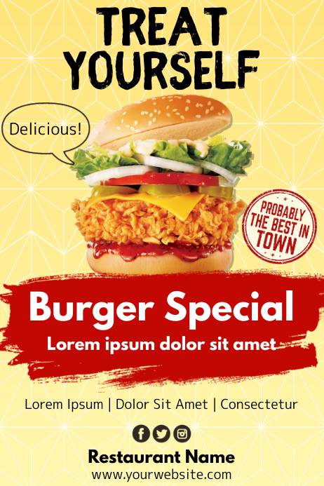 Template burgers | PosterMyWall