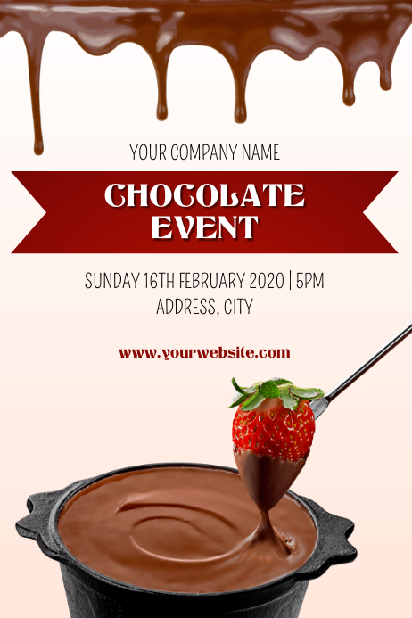 Template chocolate event | PosterMyWall