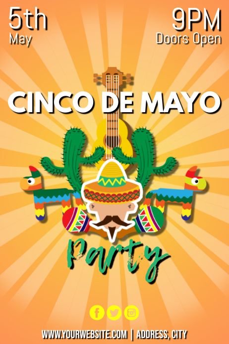 Template cinco de mayo | PosterMyWall