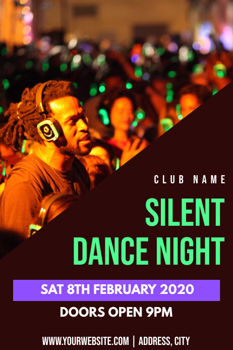 Template dance clubbing | PosterMyWall