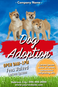 Pet Adoption Poster Template | PosterMyWall