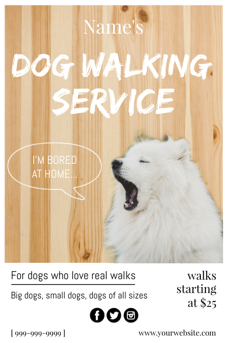 Template dog | PosterMyWall