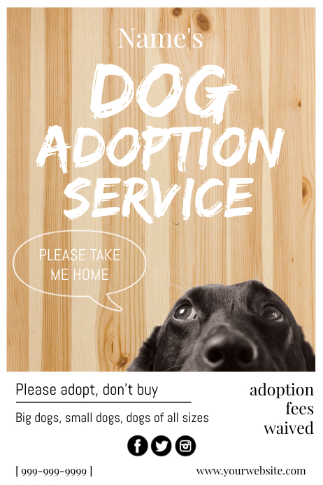 Template dog | PosterMyWall