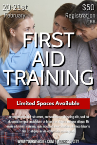Template first aid training | PosterMyWall