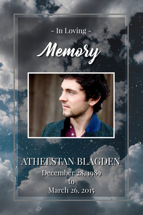 Template funeral | PosterMyWall