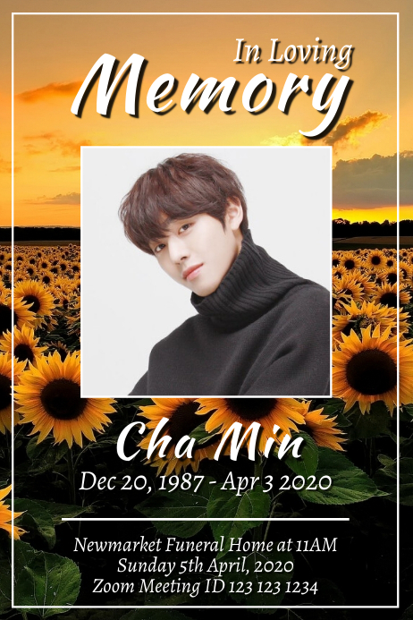 Template funeral | PosterMyWall
