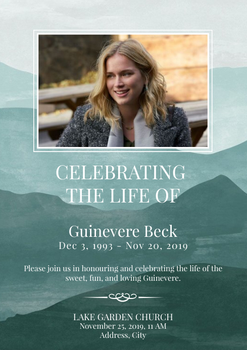 Template funeral | PosterMyWall