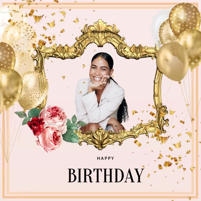 template happy birthday poster (15) | PosterMyWall
