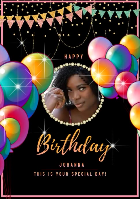 template happy birthday poster (2) | PosterMyWall