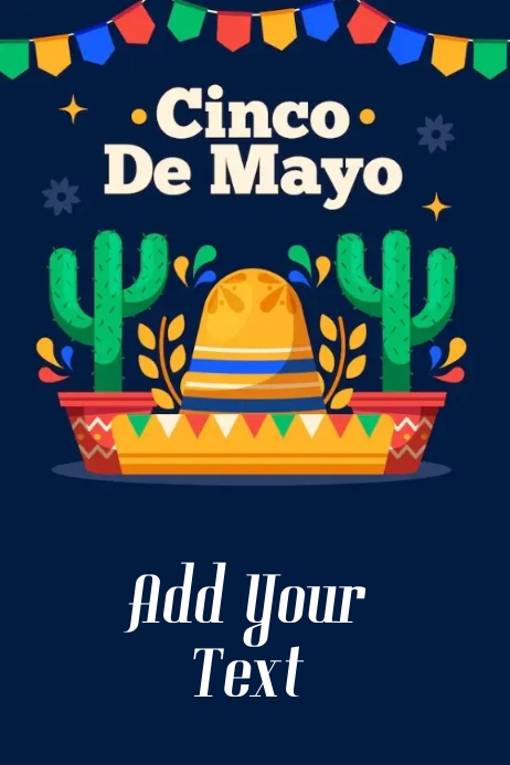 Template Happy Cinco De Mayo poster & flyer | PosterMyWall