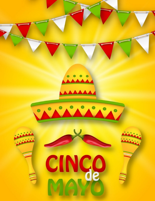 Template Happy Cinco De Mayo poster & flyer | PosterMyWall