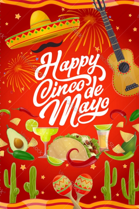 Template Happy Cinco De Mayo poster & flyer | PosterMyWall