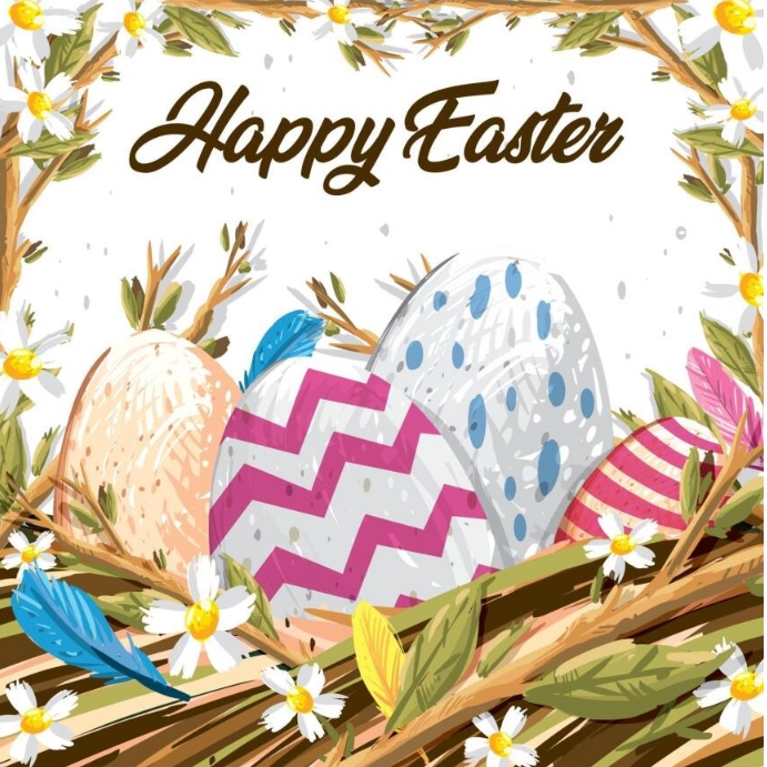 Template Happy Easter Egg Hunt Day poster | PosterMyWall