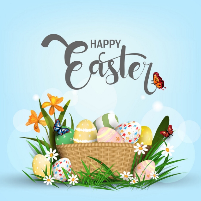 Template Happy Easter Egg Hunt Day poster | PosterMyWall