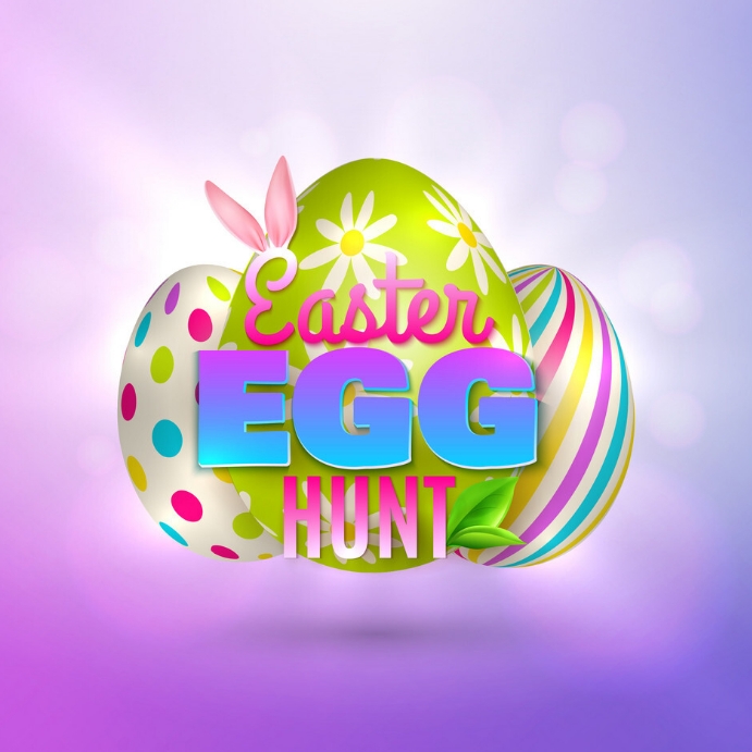 Template Happy Easter Egg Hunt Day poster | PosterMyWall