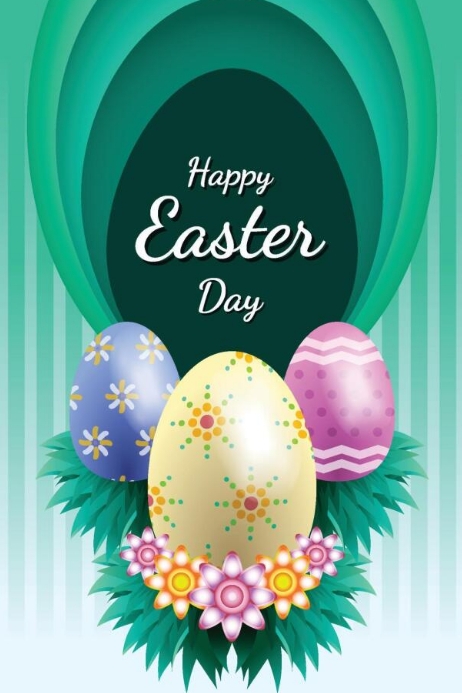 Template Happy Easter Egg Hunt Day poster | PosterMyWall