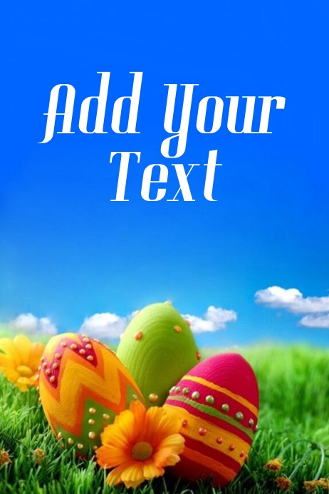 Template Happy Easter Egg Hunt Day poster | PosterMyWall