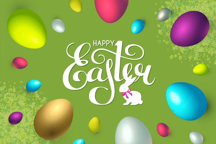 Template Happy Easter Egg Hunt Day poster | PosterMyWall