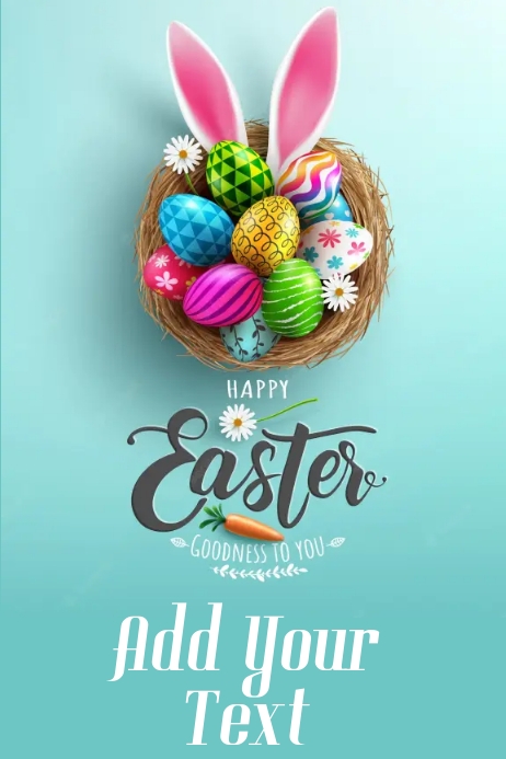 Template Happy Easter Egg Hunt Day poster | PosterMyWall