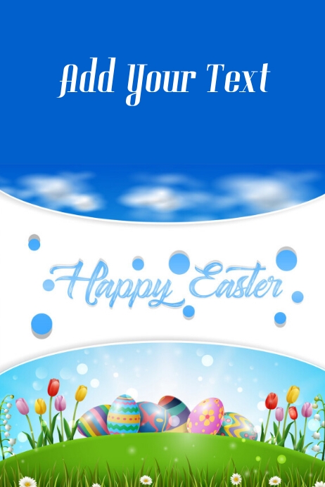 Template Happy Easter Egg Hunt Day poster | PosterMyWall