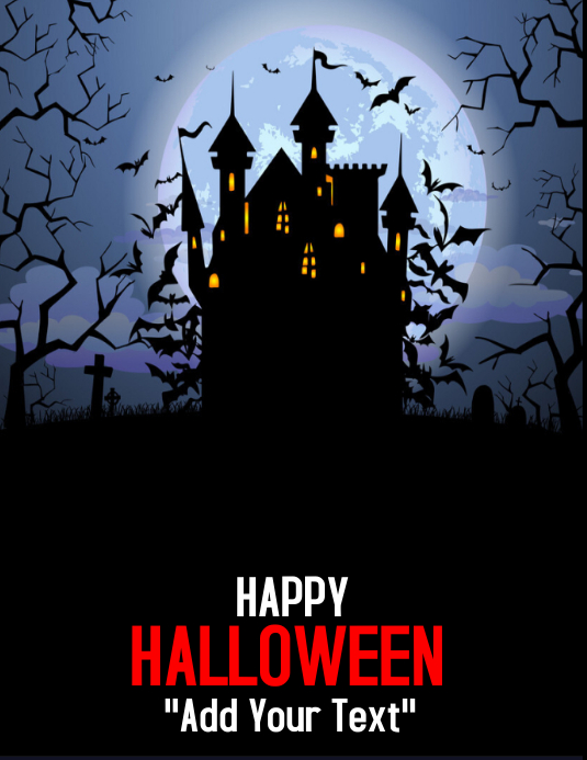 Copy of template happy halloween party design | PosterMyWall