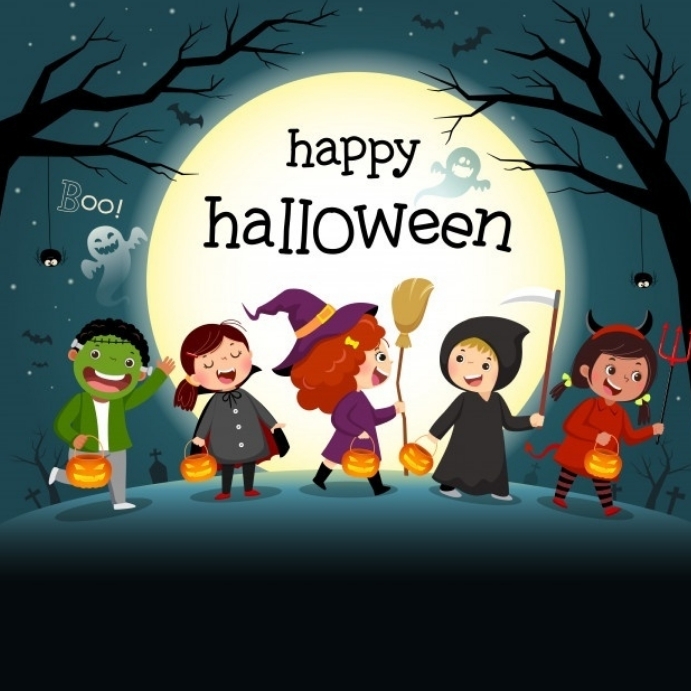 template happy halloween party design | PosterMyWall