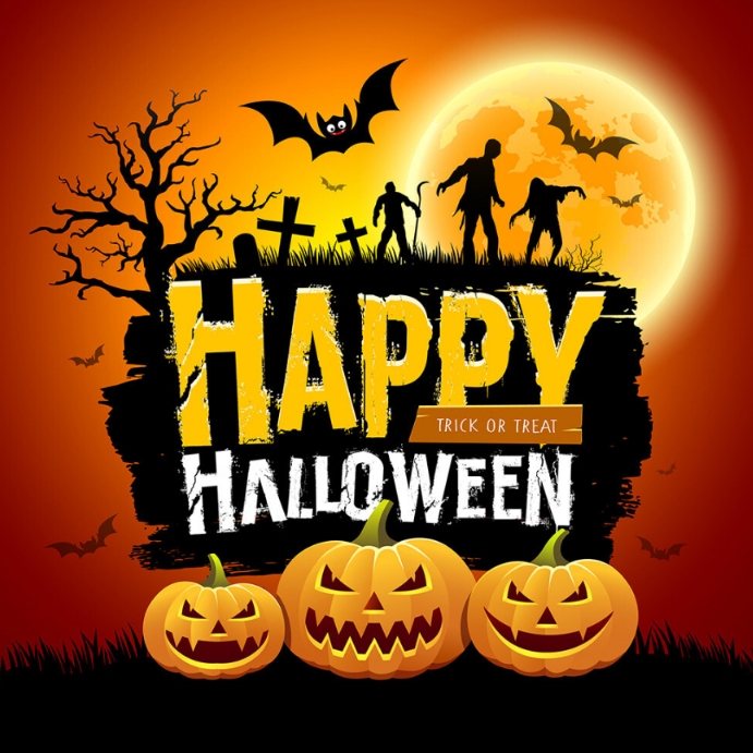 template happy halloween party design | PosterMyWall