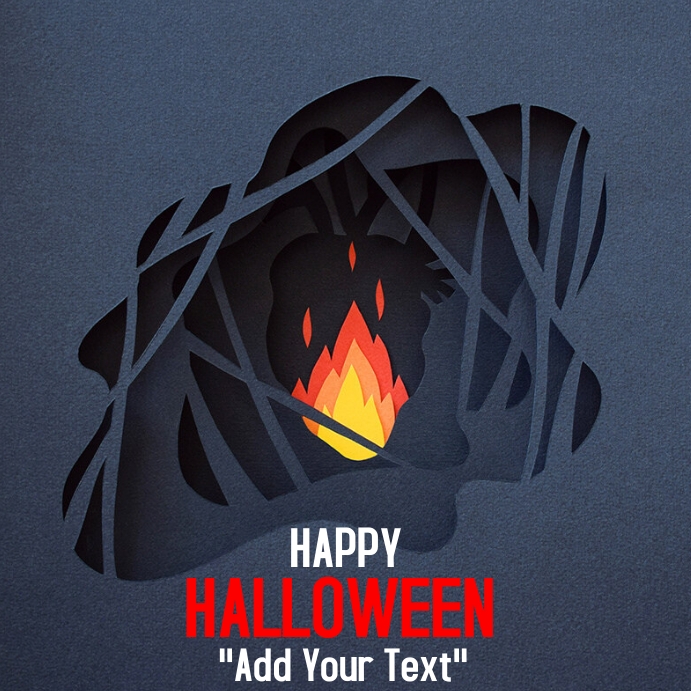 Copy of template happy halloween party design | PosterMyWall