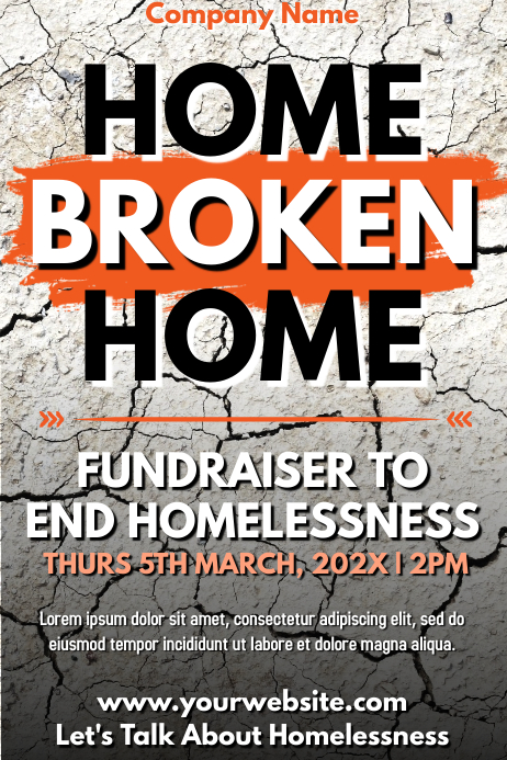 Template homeless | PosterMyWall
