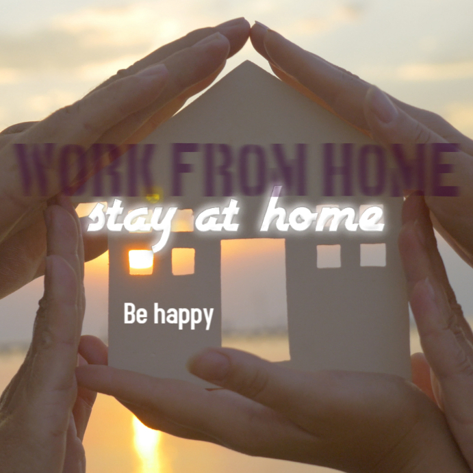 Template instagram stay at home | PosterMyWall