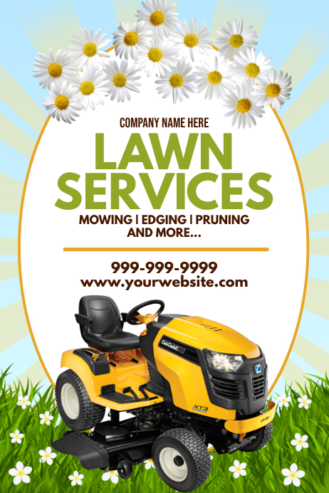 Template lawn service | PosterMyWall