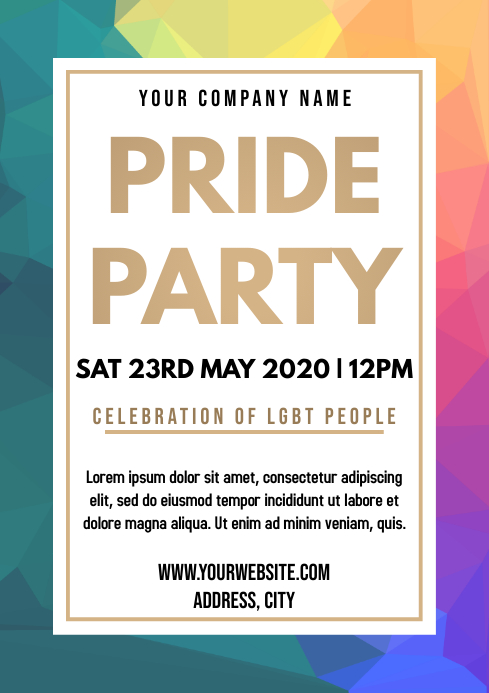 Template lgbt pride | PosterMyWall