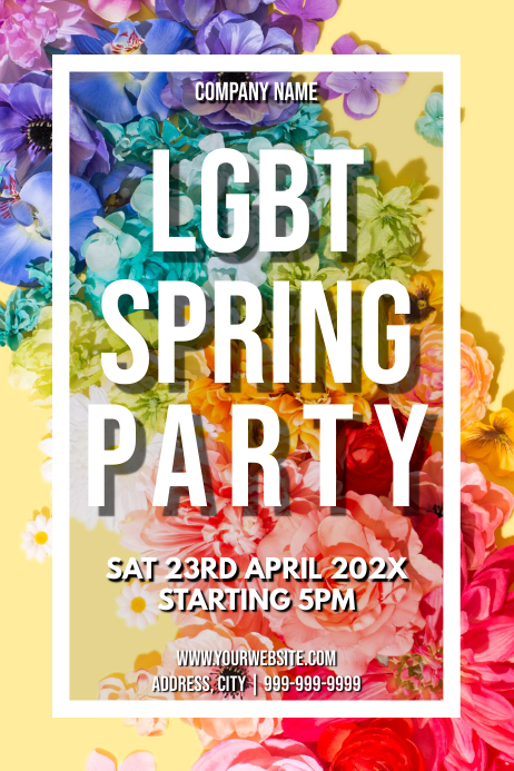 Template LGBT spring | PosterMyWall