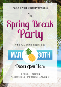Template march spring break | PosterMyWall