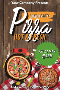 Pizza Party Template | PosterMyWall