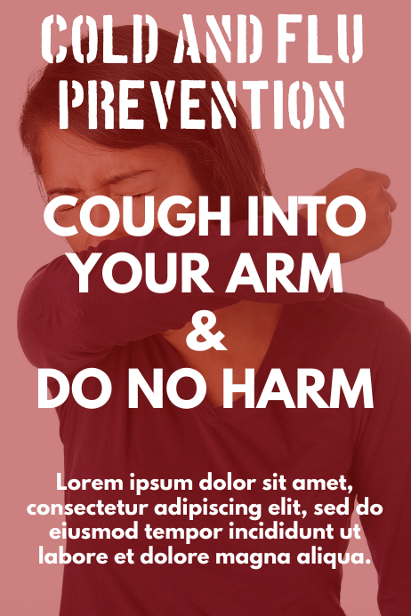 Plantilla de Template sickness | PosterMyWall