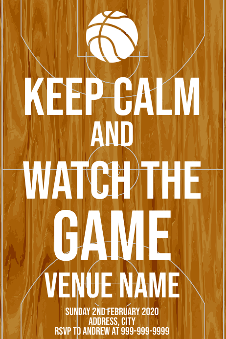 Plantilla de Template sports basketball | PosterMyWall