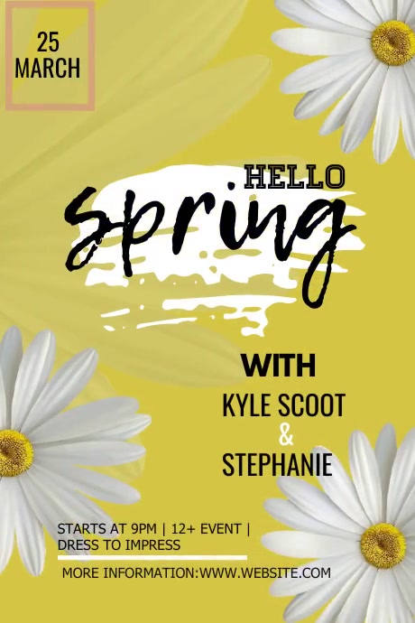 Template Spring | PosterMyWall