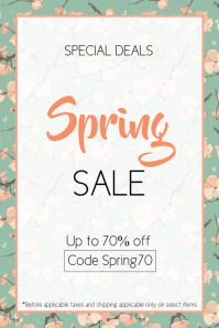 Flower Sale Template | PosterMyWall