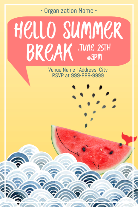 Template summer | PosterMyWall