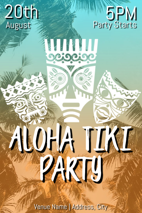 Template tiki | PosterMyWall