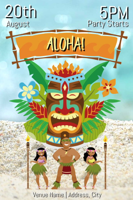 Template tiki | PosterMyWall